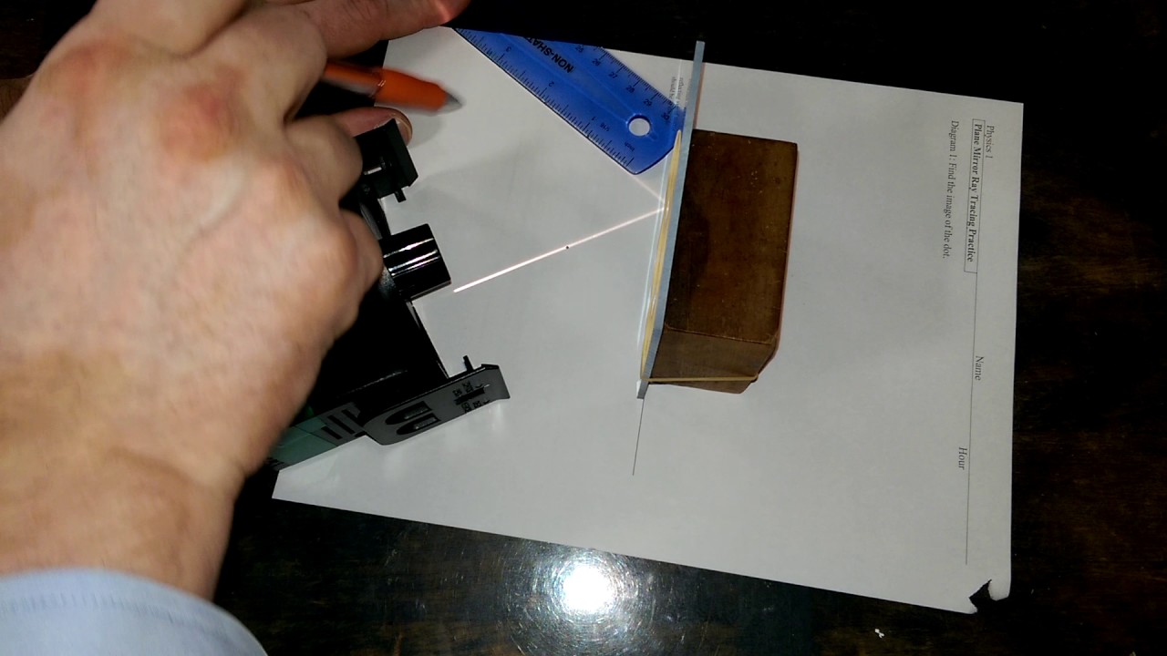 Plane Mirror Ray Tracing Practice Part 1 - YouTube