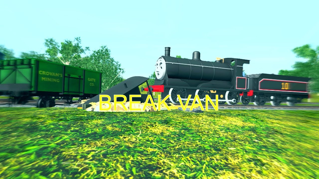 DOUGLAS CRUSHED THE SPITEFUL BREAKVAN | (Trainz Remake Clip - Break Van ...