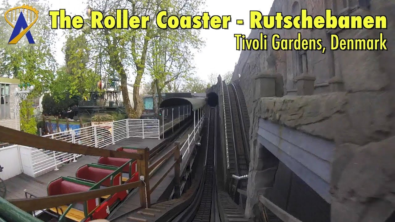 The Roller Coaster - Rutschebanen POV at Tivoli in Copenhagen, Denmark ...