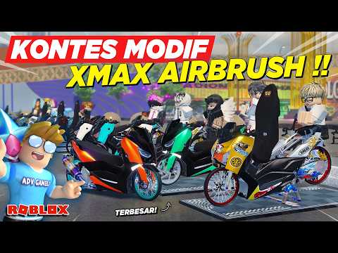 KONTES MODIFIKASI MOTOR DRAG XMAX AIRBRUSH TERBESAR DI SURAKARTA !! ROLEPLAY DDS UPDATE - Roblox