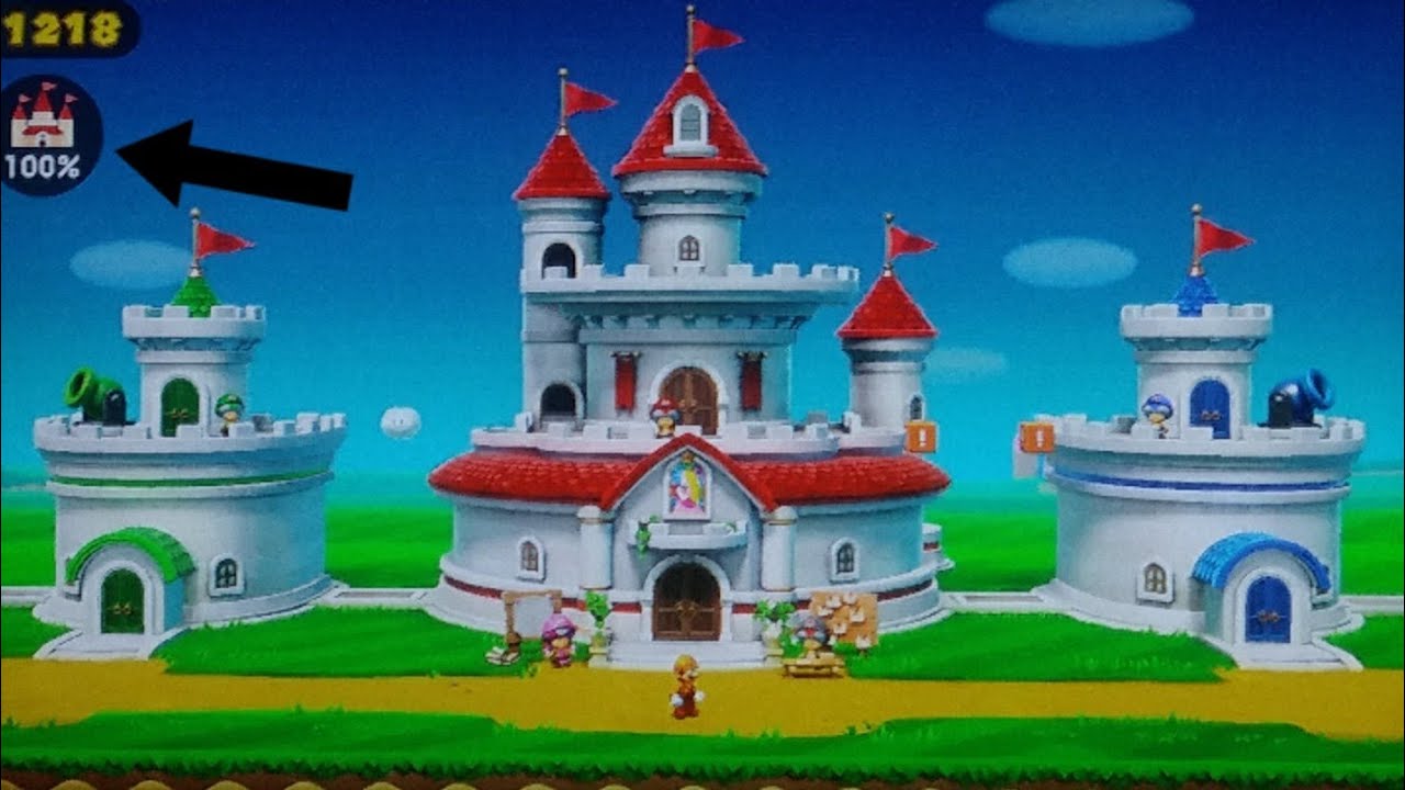 What Mario Maker 2's Castle Looks Like 100% Built! - YouTube