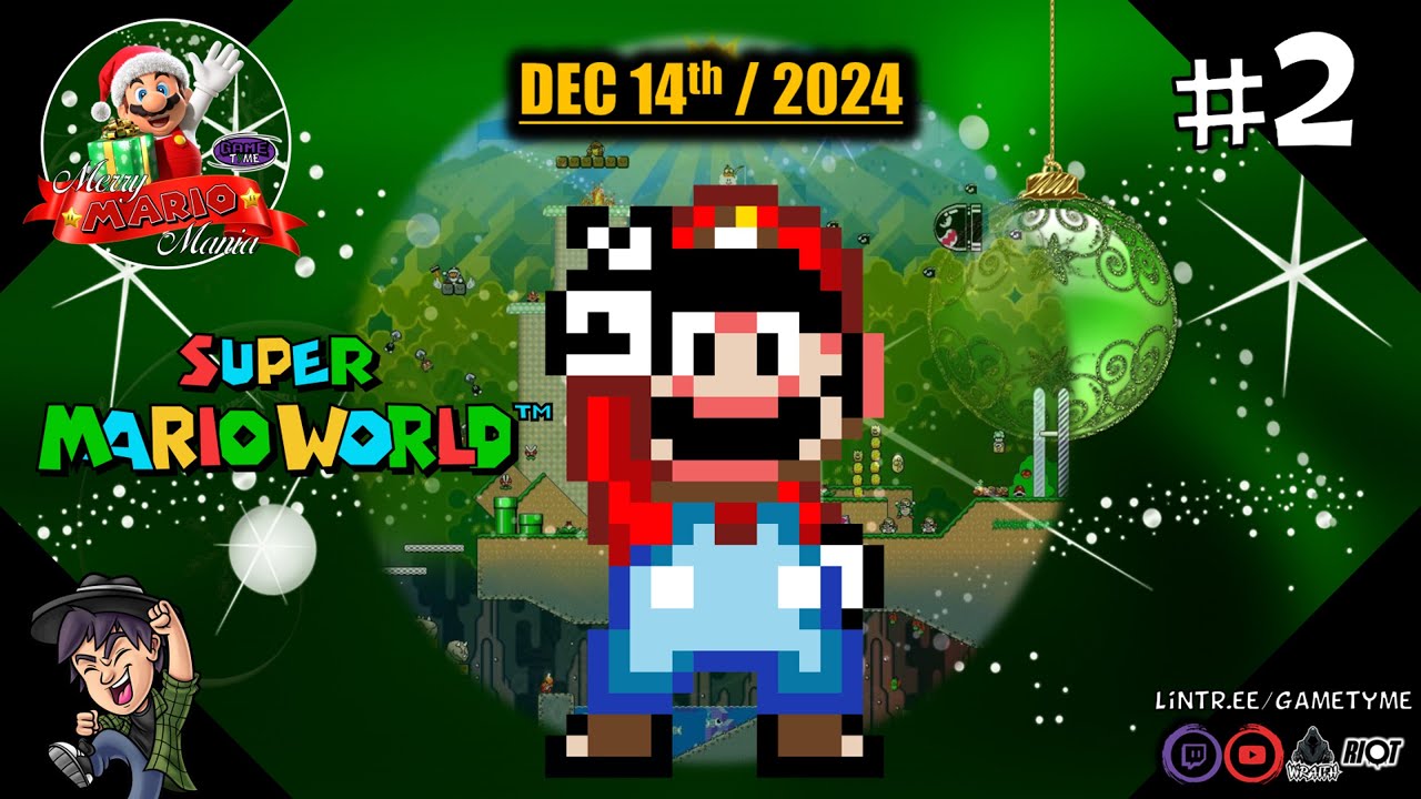 Dec 14th '24 / Super Mario World - #2 / Merry Mario Mania - YouTube