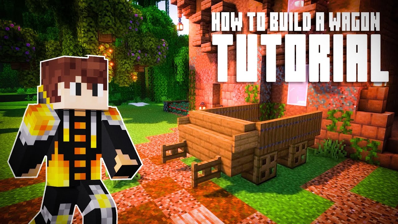 How to Build a Wagon in Minecraft (Tutorial) - YouTube