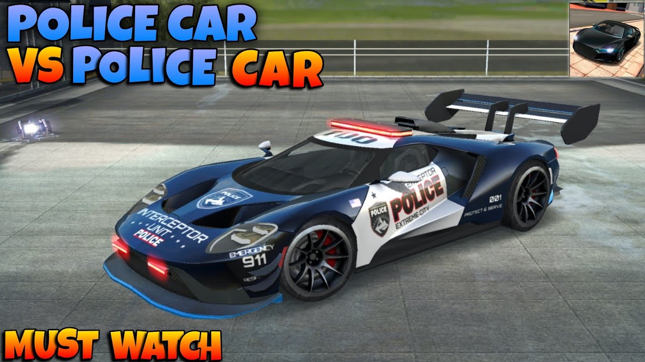 New Update : Police Car Vs Police Car | Extreme Car Driving Simulator ...