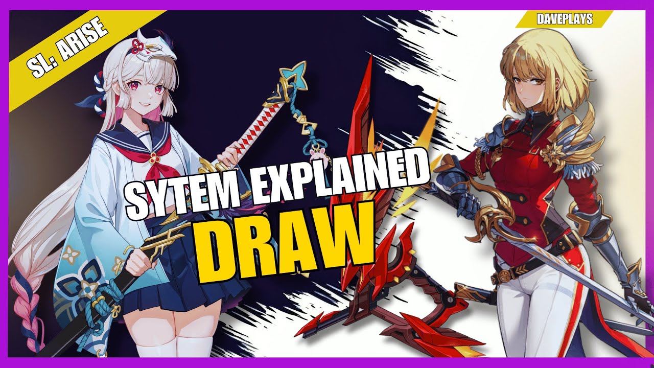 HOW THE CUSTOM & RATE UP DRAW WORKS | SYSTEM CONTENT | SOLO LEVELING ...