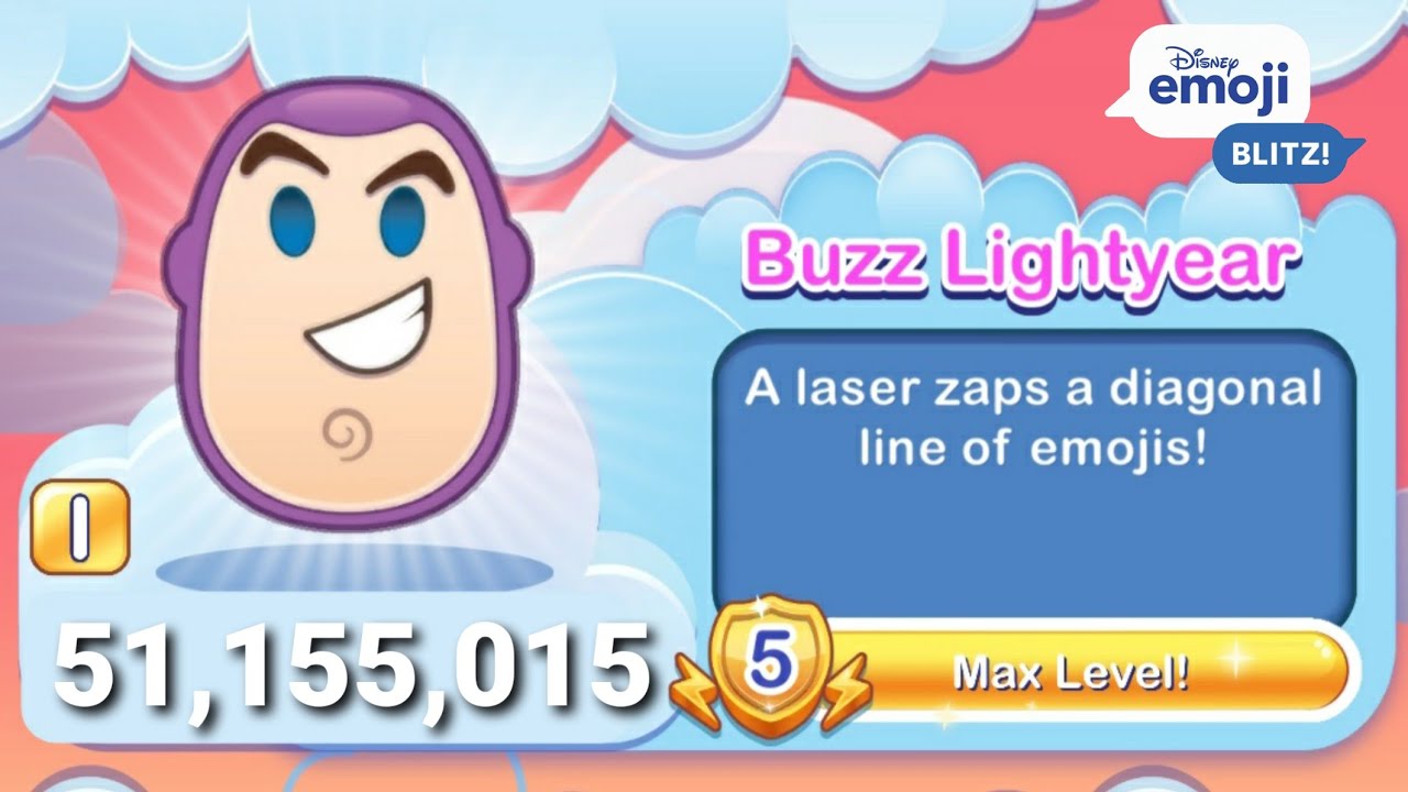 Disney Emoji Blitz - Buzz Lightyear (Level 5) - Toy Story - Gameplay - YouTube