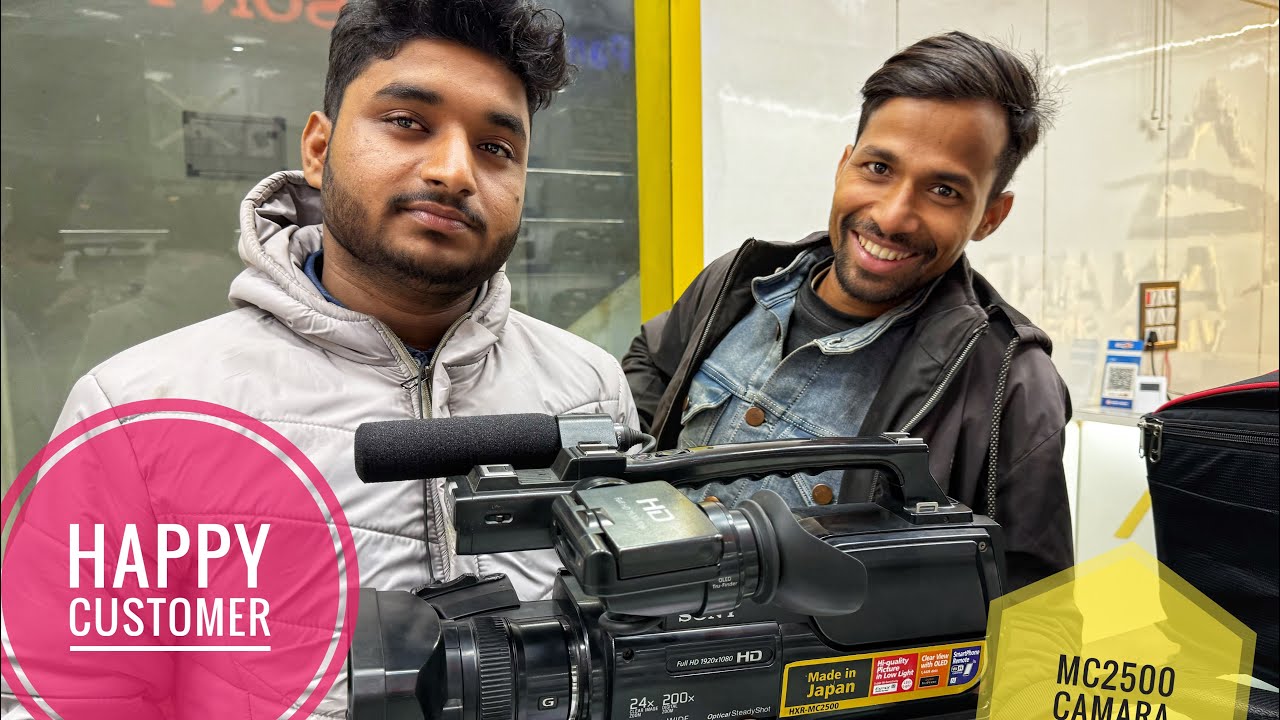 Happy Customer 🔥 Sony mc2500 best professional Camera | Camara shop ...