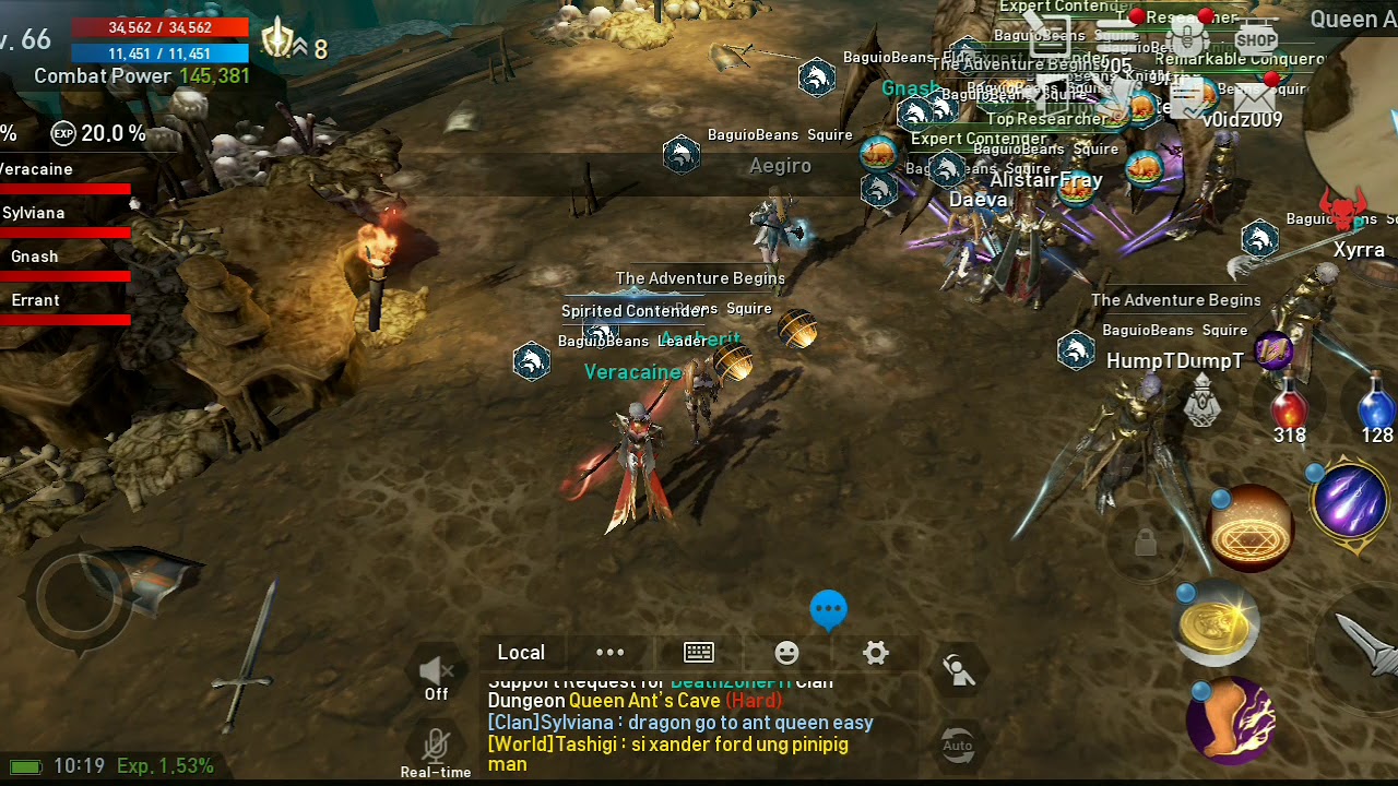 Lineage 2 revolution clan dungeon test - YouTube