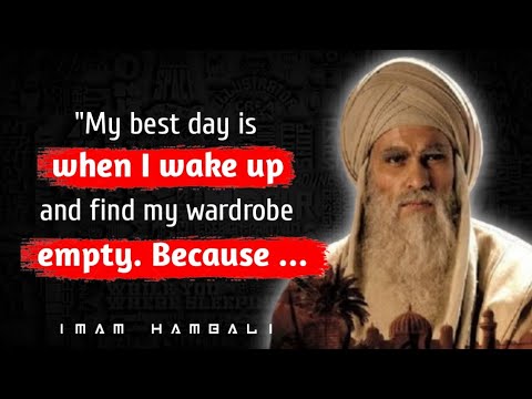 20 wise words of Imam Hambali, become a reflection of life for all of ...