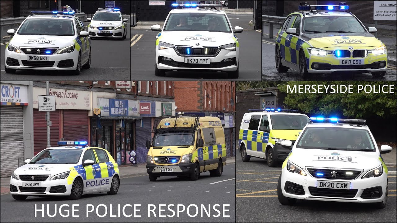 HUGE RESPONSE | Many Police Cars responding with siren and lights ...