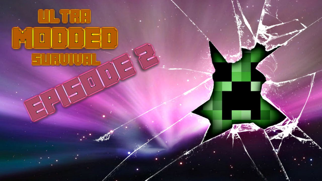 Minecraft: Ultra Modded Survival Episode 2 - Man of Steel - YouTube