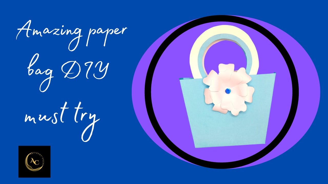 Amazing DIY - Paper Bag Tutorial | How to make a Paper Gift Bag - YouTube