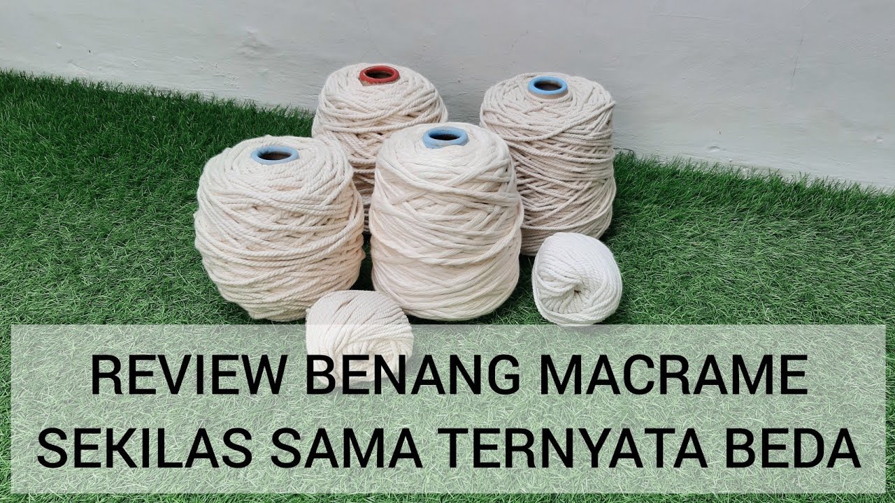 Review Benang Macrame - YouTube