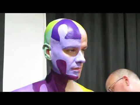 Body painting by Jack Zweers BTS