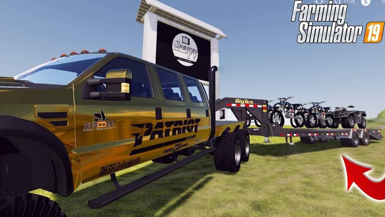 TOY SHOP CONSTRUCTION | KTM DIRT BIKE + CAN-AM | FARMING SIMULATOR 2019 ...