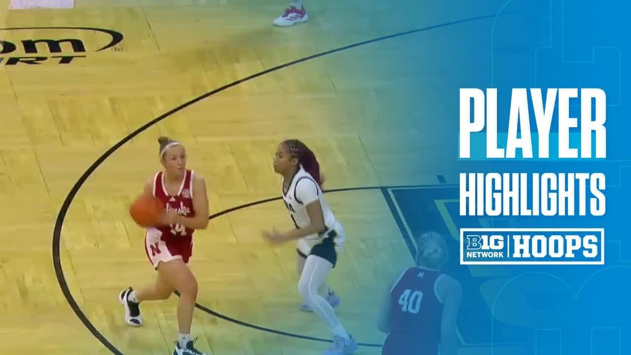 Britt Prince Highlights vs. Iowa | Nebraska Women's Basketball | 01/16 ...