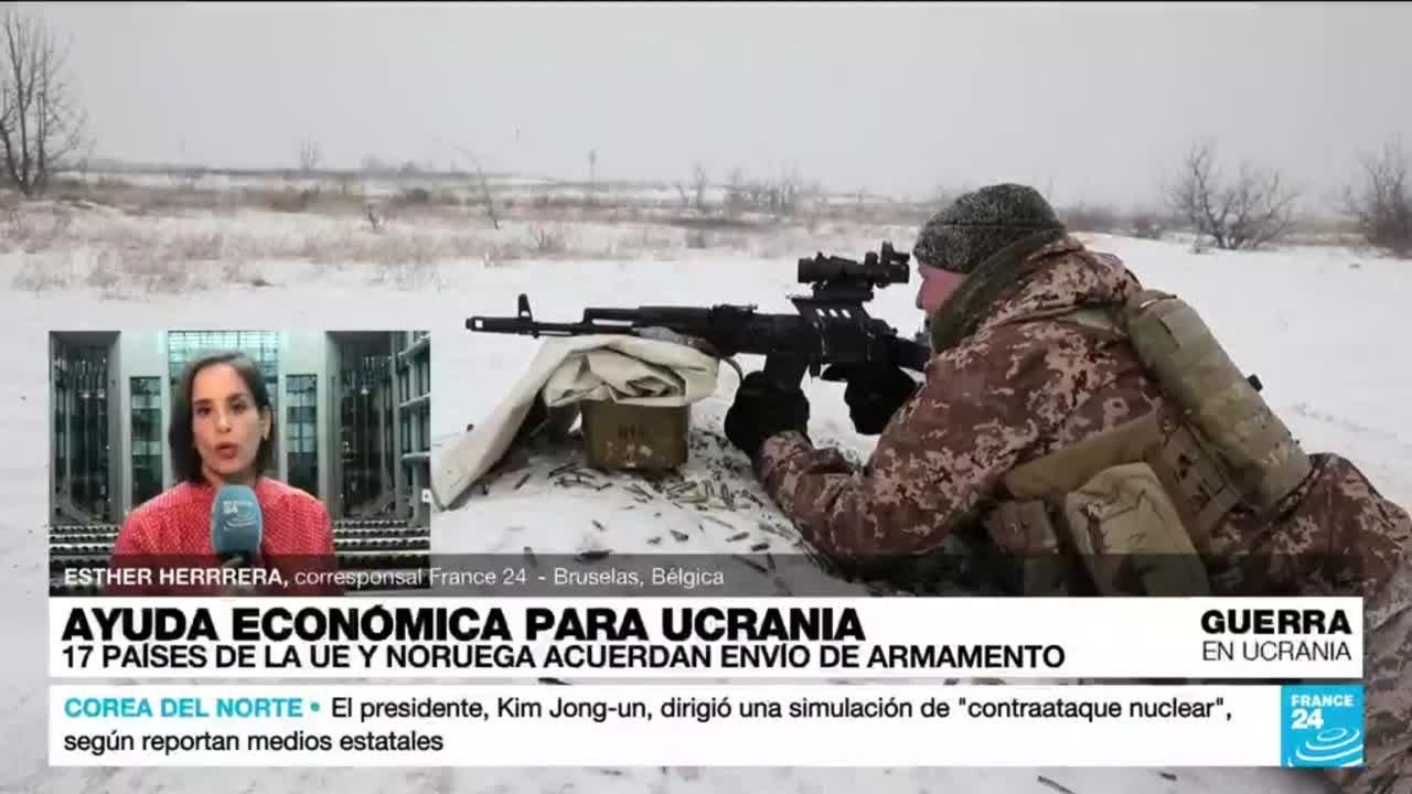 Informe desde Bruselas: Unión Europea aprueba enviar más armamento a Ucrania - YouTube