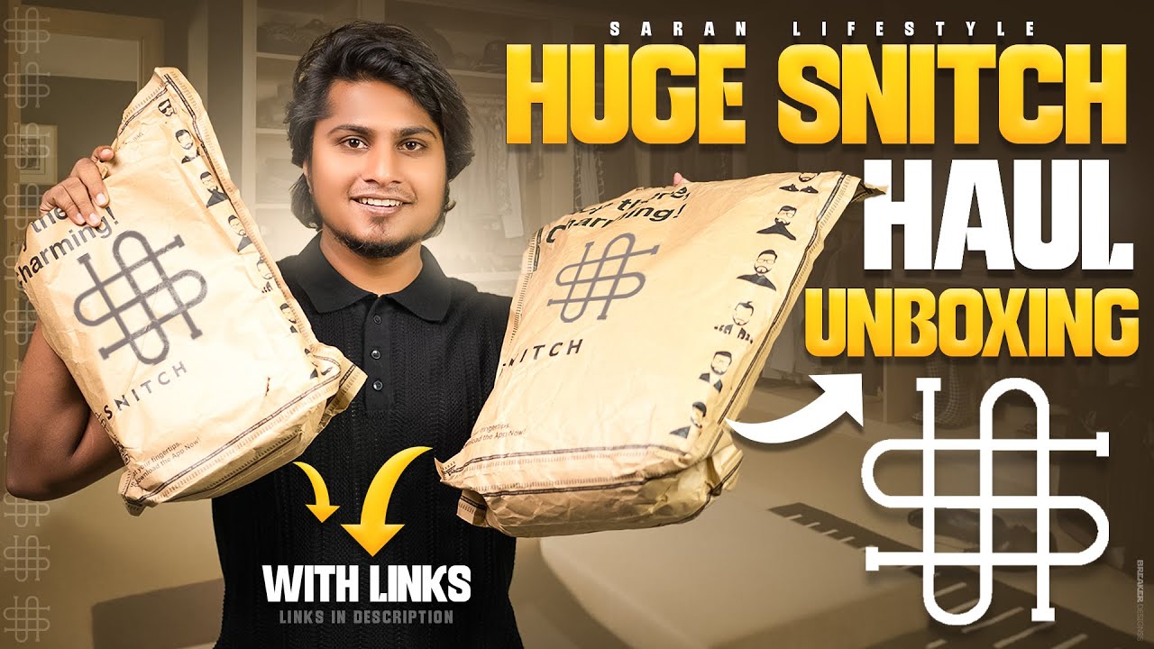 Huge SNITCH Outfits UNBOXING | Snitch Haul 2023 | Saran Lifestyle - YouTube