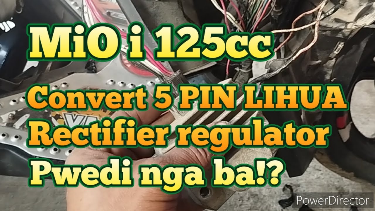 Yamaha Mio i 125cc/convert 5 PIN FULL WAVE RECTIFIER REGULATOR, LIHUA ...