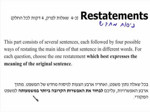 Introduction to Restatements - YouTube