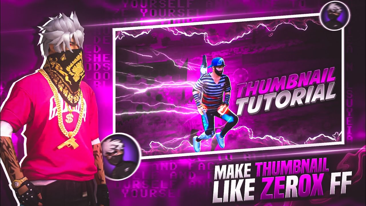 How To Make Thumbnail Like Xerox FF || Make Gaming Thumbnail Like Zerox ...