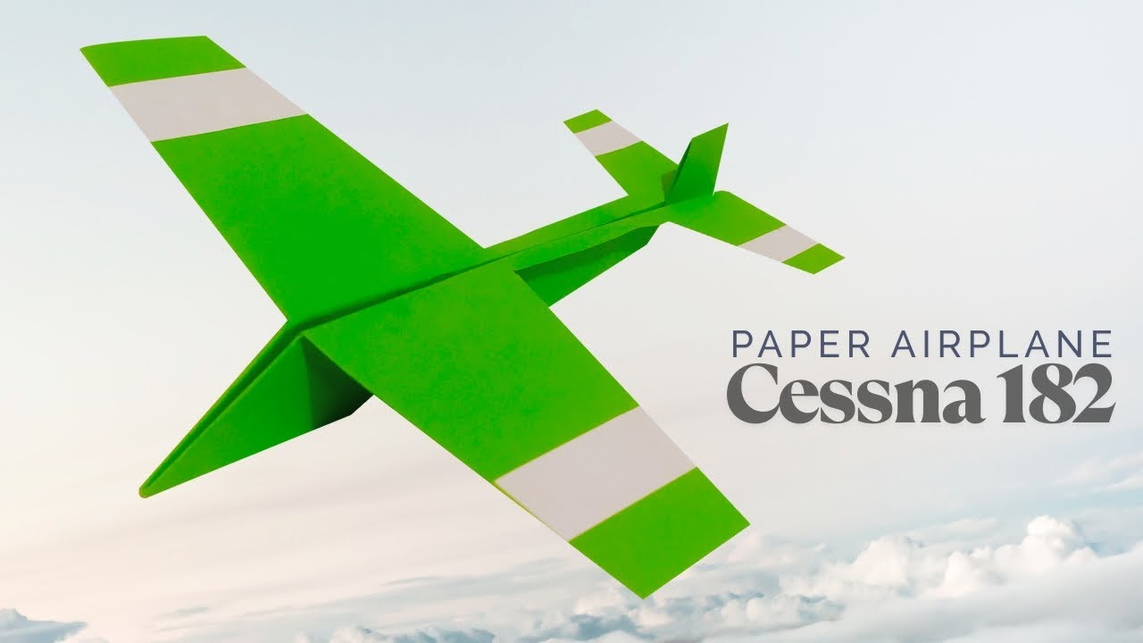 Cessna 182 Origami Tutorial - TAKE FLIGHT! - YouTube