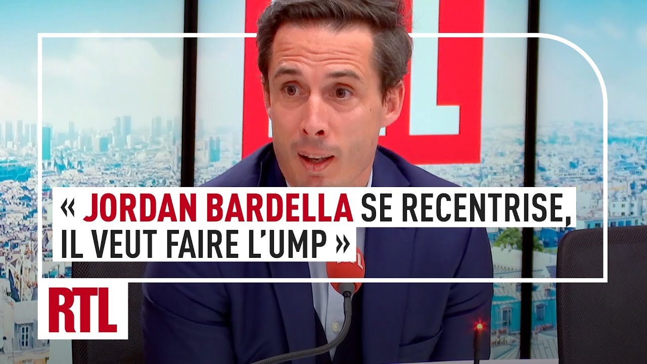 "Jordan Bardella se recentrise, il veut faire l'UMP" - YouTube