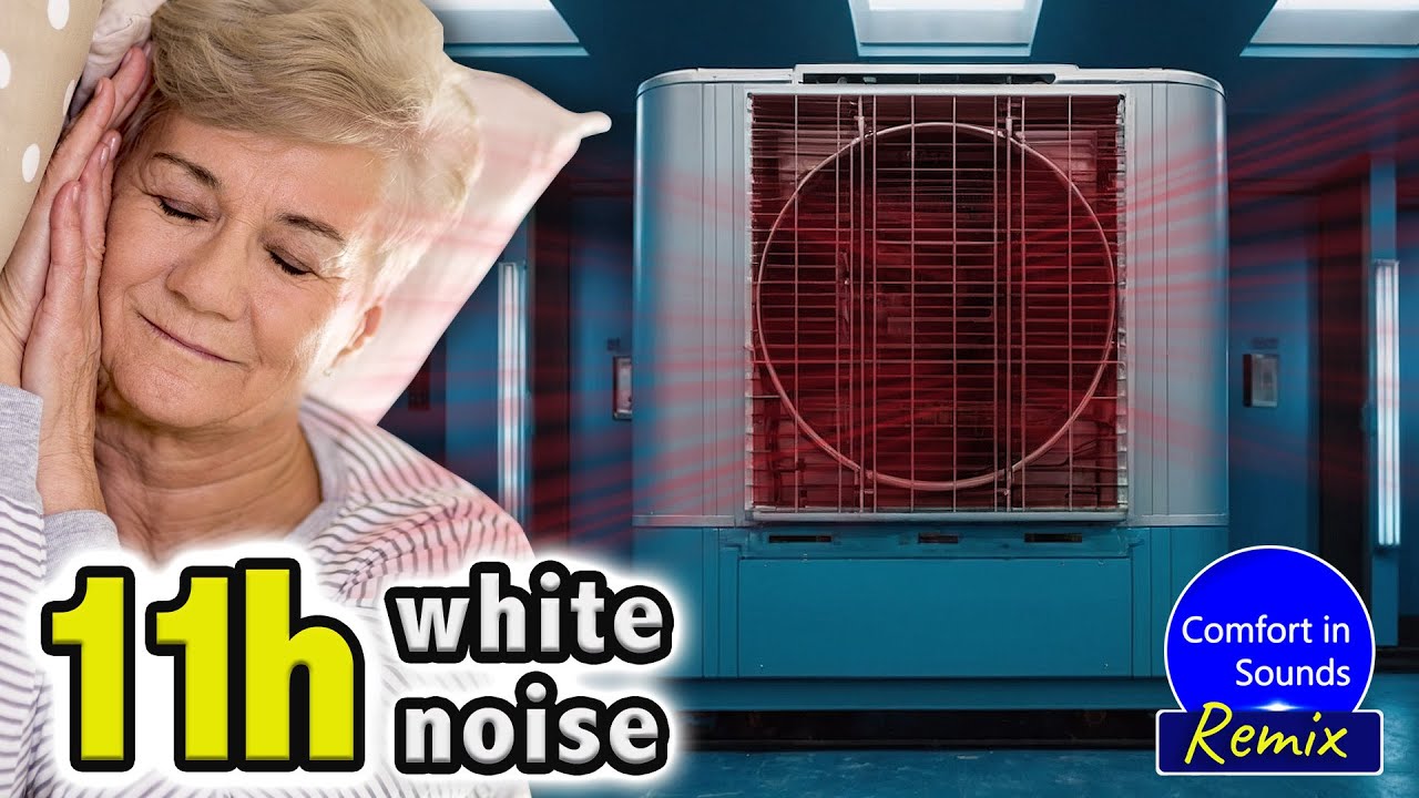 EVERYONE SLEEPS with this WHITE NOISE, strong air conditioner noise for ...