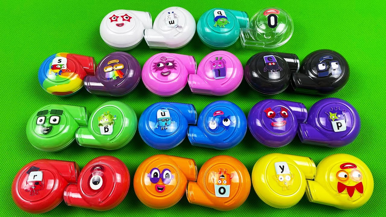 Numberblocks & Alphablocks - Looking For All Slime The Whistle Shapes ...