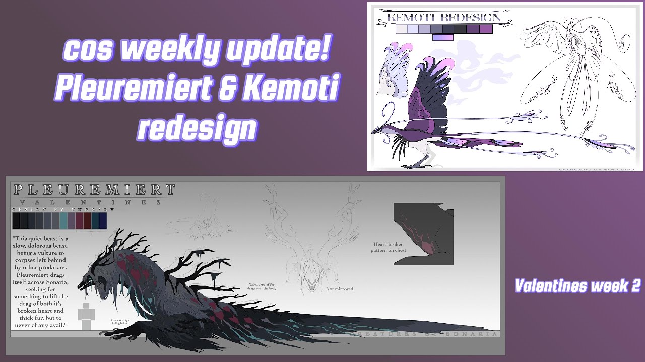 Pleuremiert & Kemoti redesign | Creatures of Sonaria weekly update ...