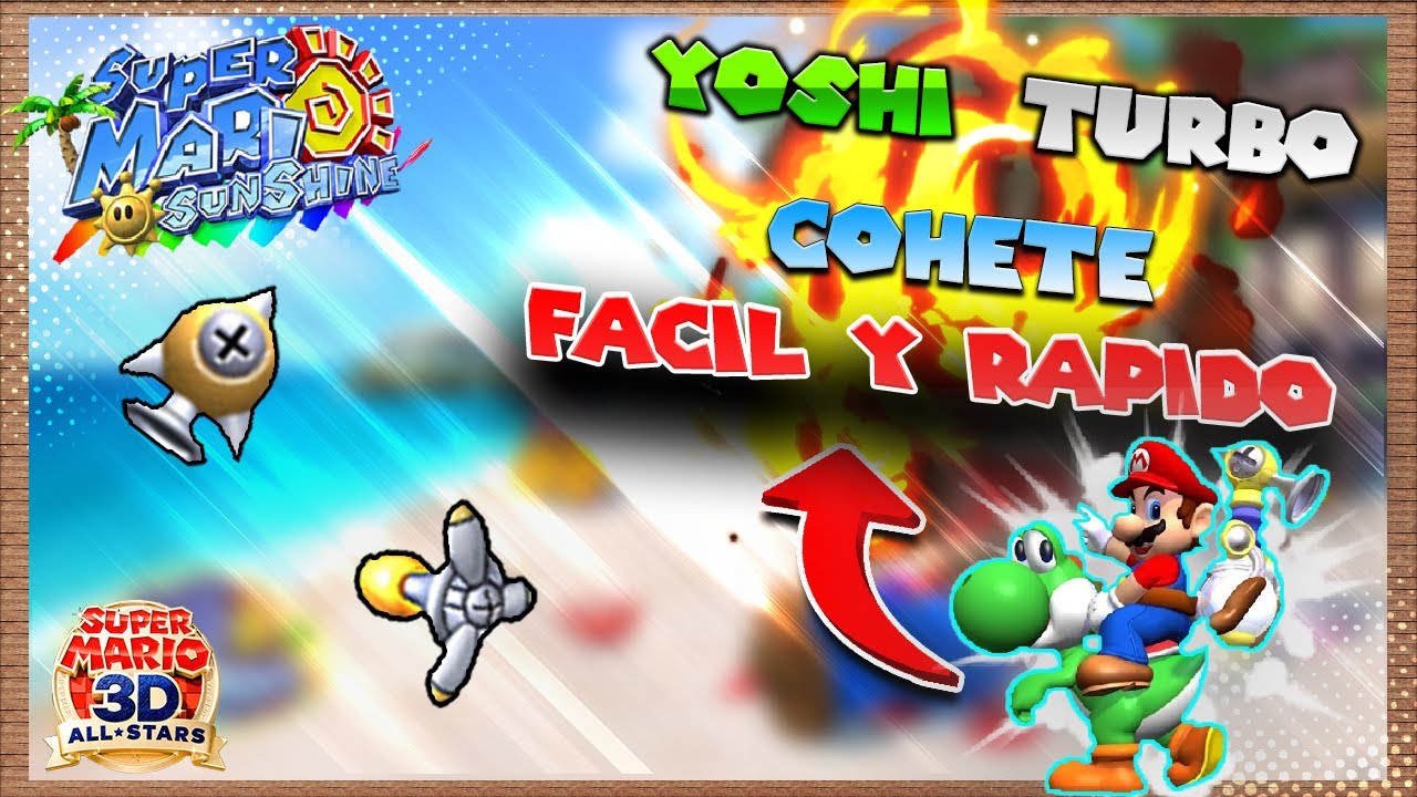 CÓMO CONSEGUIR A YOSHI, EL TURBO Y COHETE🚀 ¡RÁPIDO! |🌞Super Mario ...