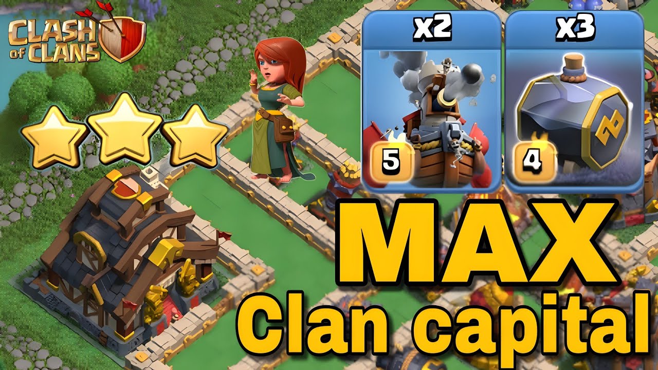 MAX Clan CAPITAL Attack Strategy 2023!! Best clan capital attack ...