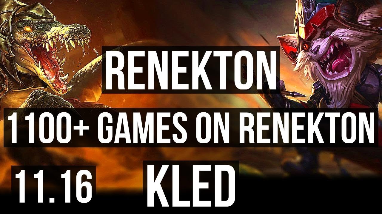 Renekton Vs Kled Top 1 7m Mastery 1100 Games 4 2 11 Br Master