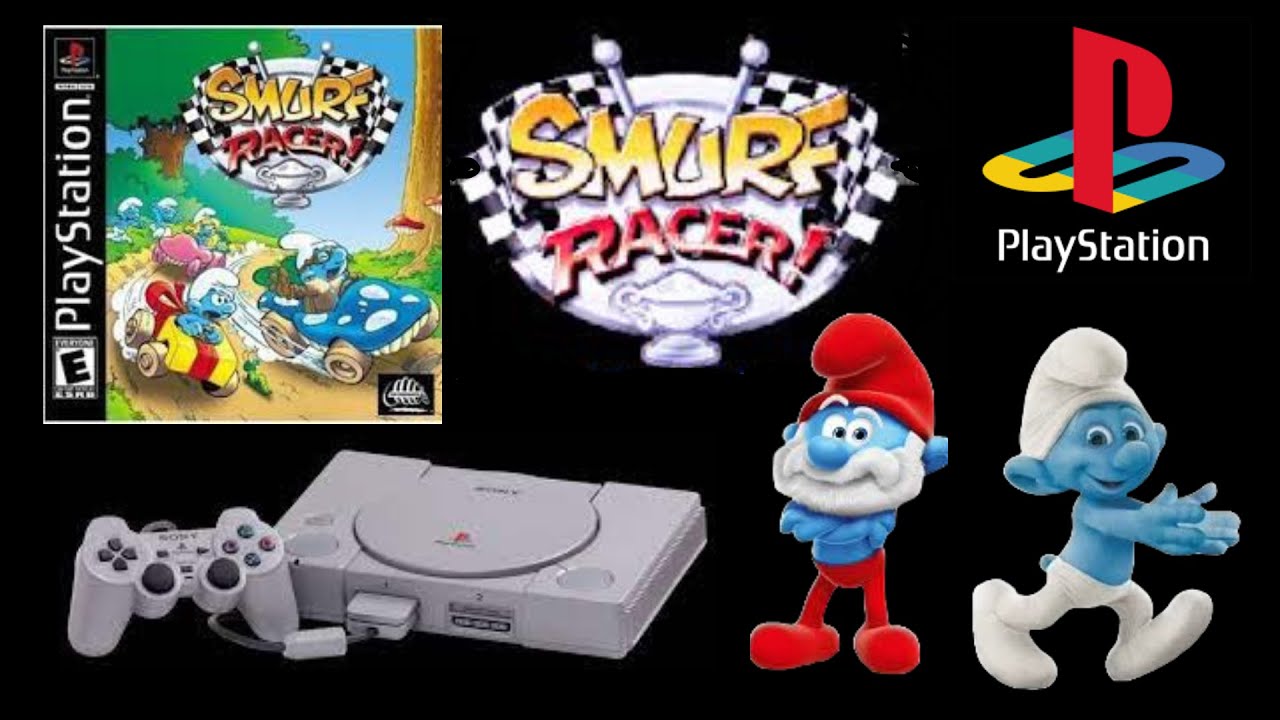 🔵Smurf Racer (2001) Playstation 1 🍄 The Smurfs! #smurf #ps1 #kartracer ...