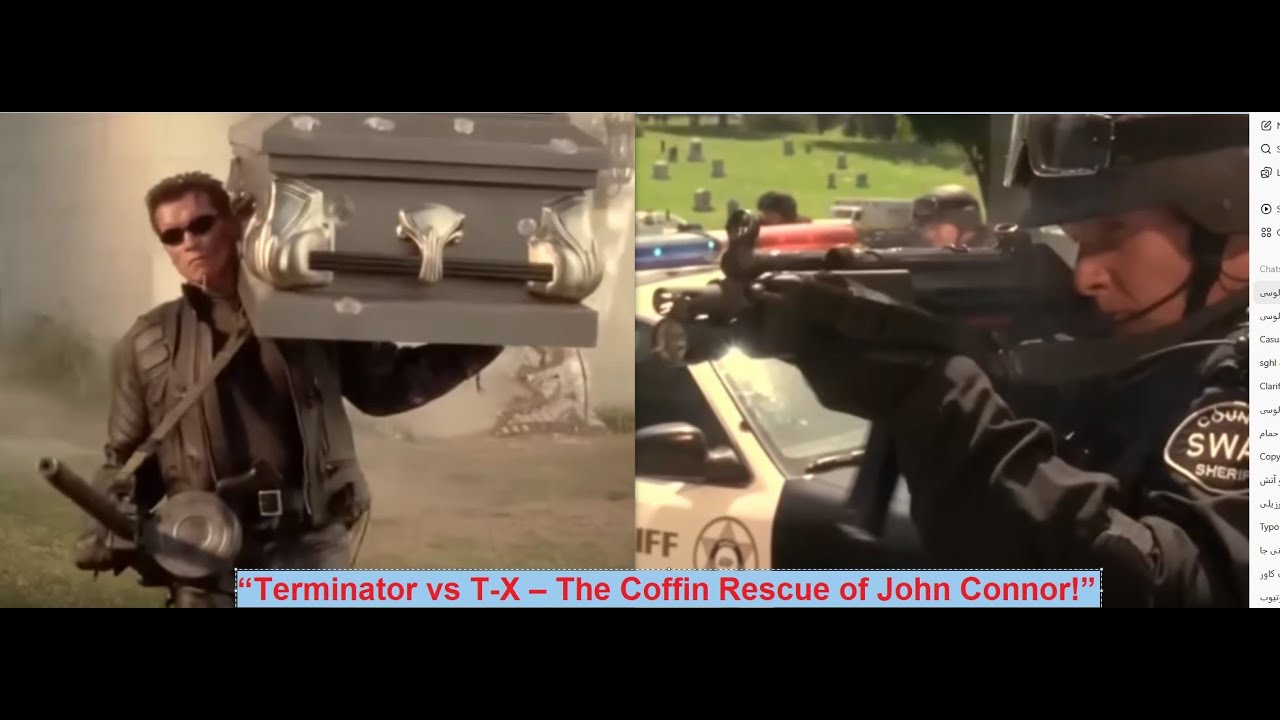 Terminator 3 Epic Battle | T-X vs John Connor Rescue from Coffin # TOP ...