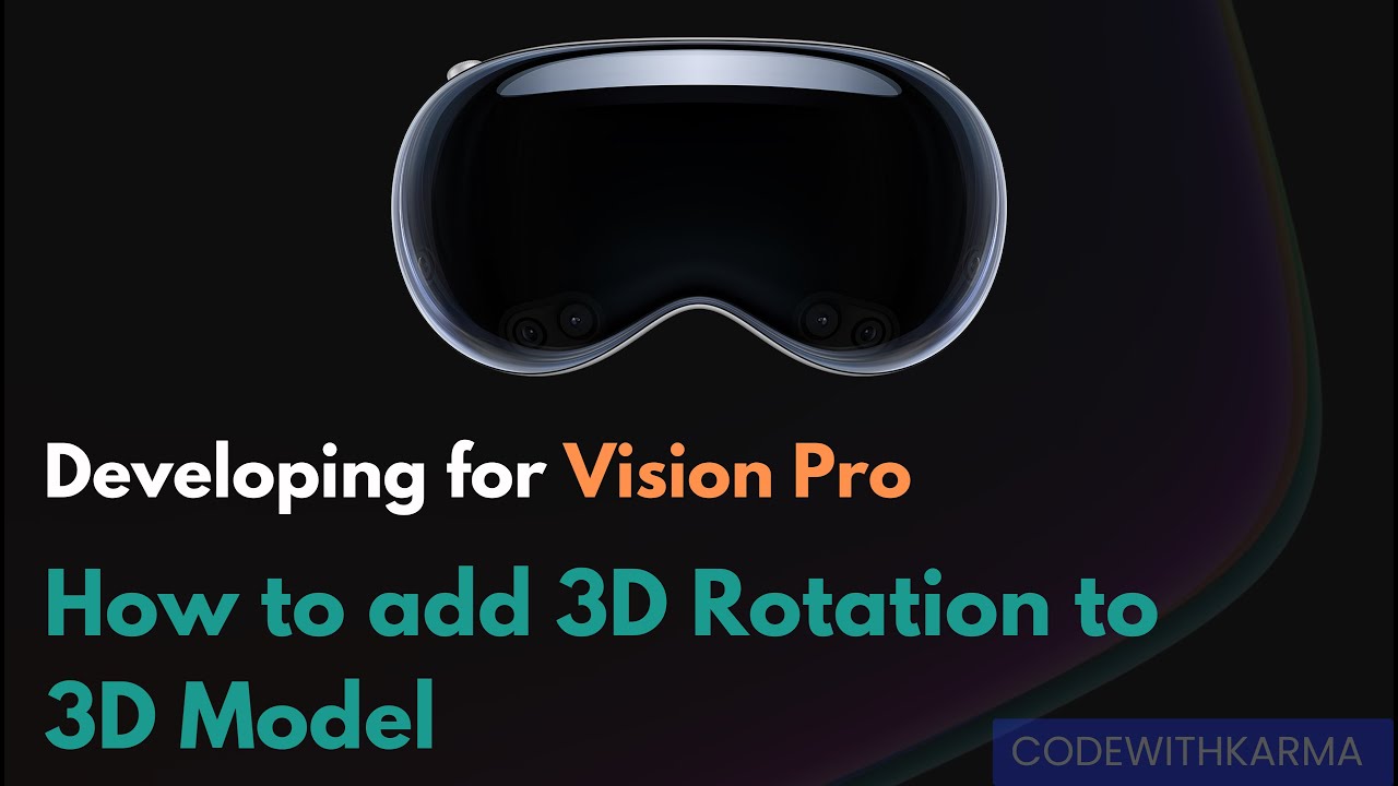 Developing for Vision Pro | How to add rotation to a scene in visionOS ...