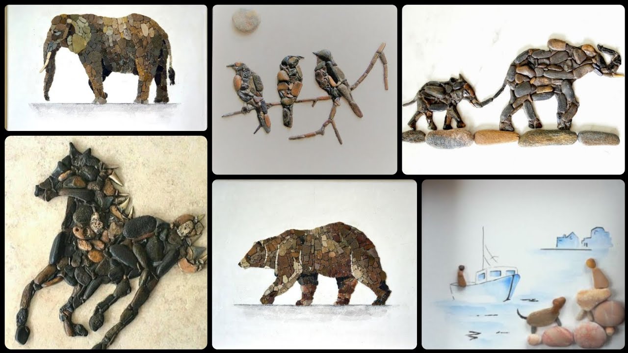 diy best pebbles arts||diy 42+Pebbles art||pebbles ar||rocks art||stone ...