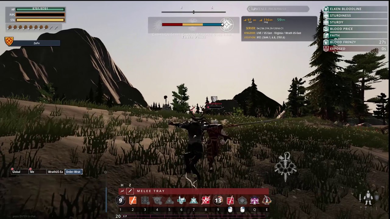 Crowfall 5.5 Templar PvP - YouTube