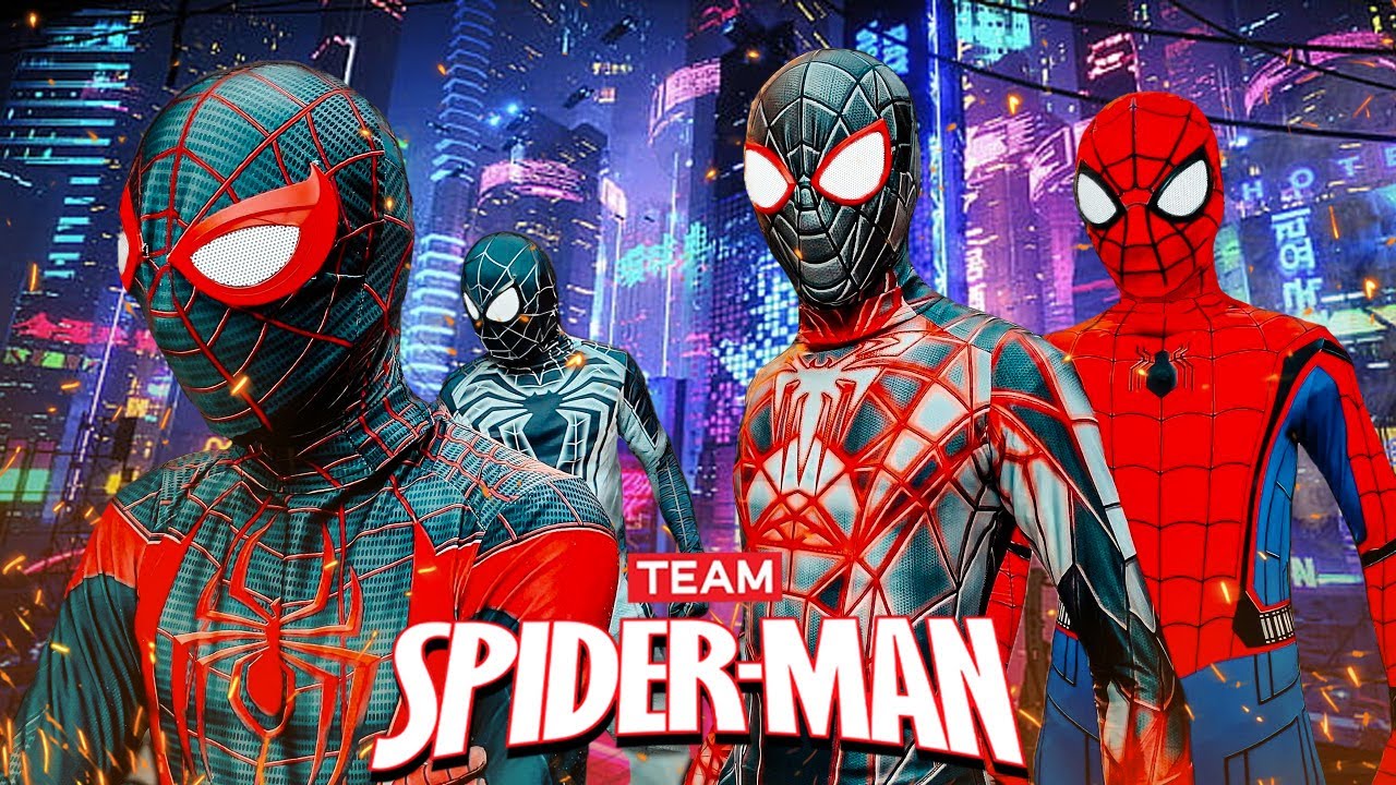 TEAM SPIDER-MAN vs BAD GUY TEAM | SPIDER-MAN IN REAL LIFE EP 2 - YouTube