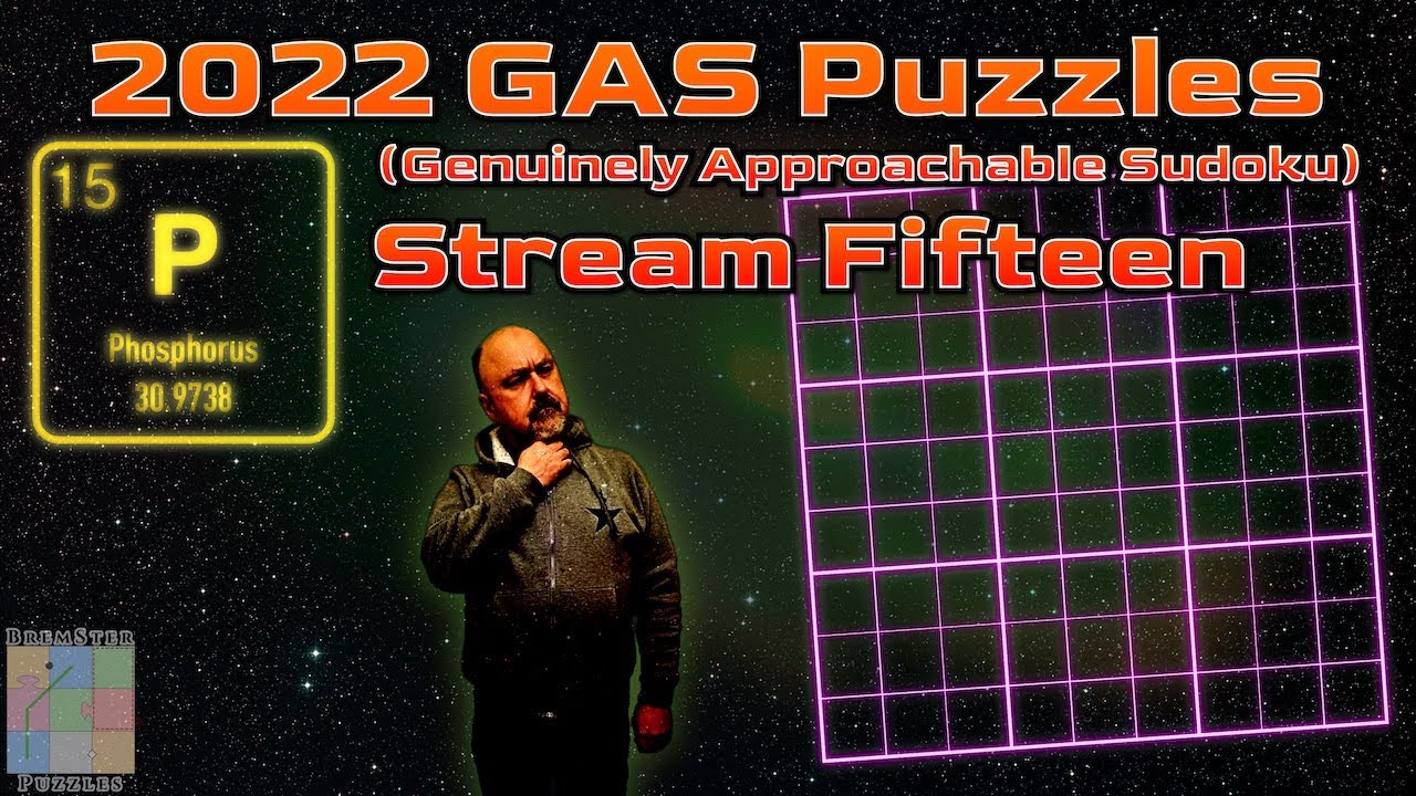 BremSter's 2022 GAS Puzzles Stream 15 - YouTube