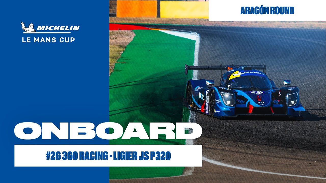 Onboard 360 Racing #26 (Ligier JS P320) | Aragón Round 2023 | Michelin ...