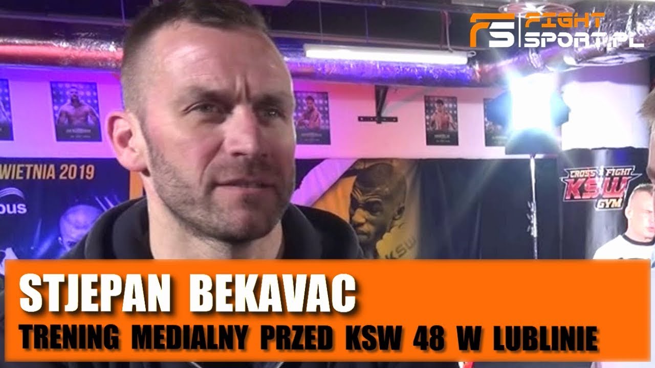 Stjepan ''Stipe'' Bekavac przed KSW 48 Lublin i walką z Jurasem - YouTube