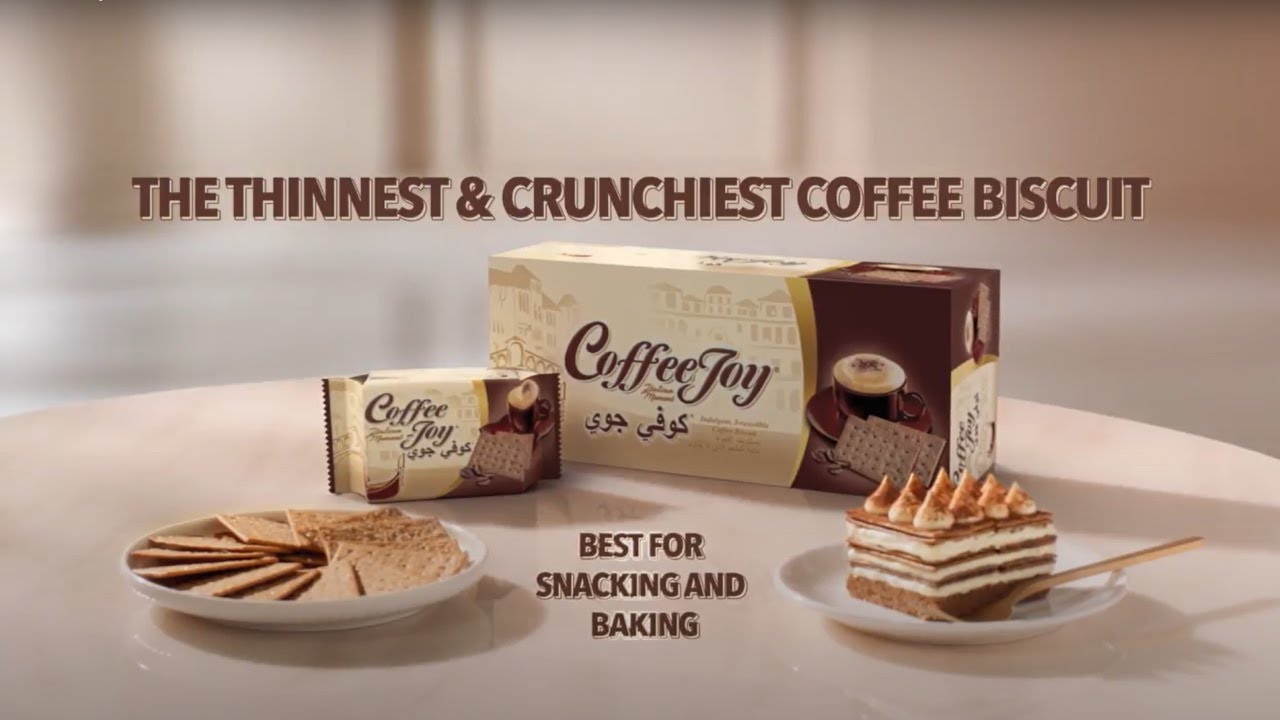 Coffee Joy - The Thinnest and Crunchiest Coffee Biscuit - YouTube