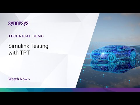 Simulink Testing with TPT | Synopsys - YouTube