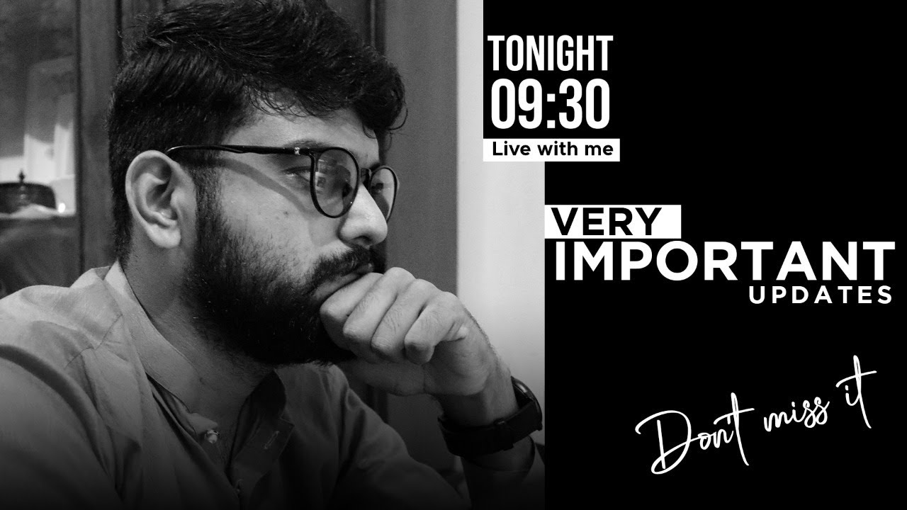 Very Important Updates | Must Watch - YouTube