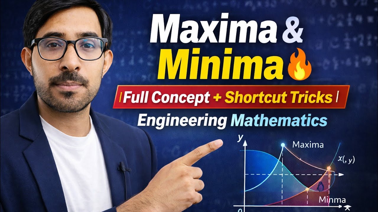 Maxima & Minima 🔥 | Full Concept + Shortcut Tricks | Engineering ...