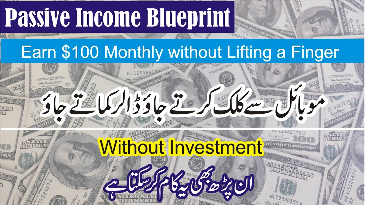 Passive Income Blueprint: Earn $100 Monthly without Lifting a Finger ...