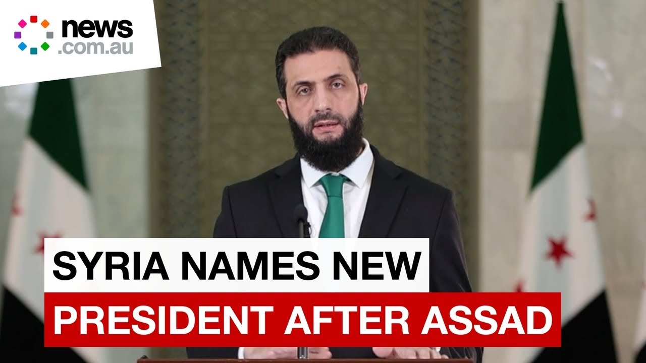 Syria names new leader after the fall of Assad - YouTube