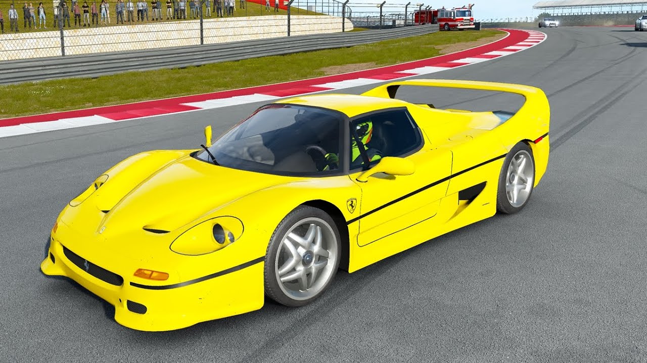 Ferrari F50 @ Circuit of The Americas - YouTube