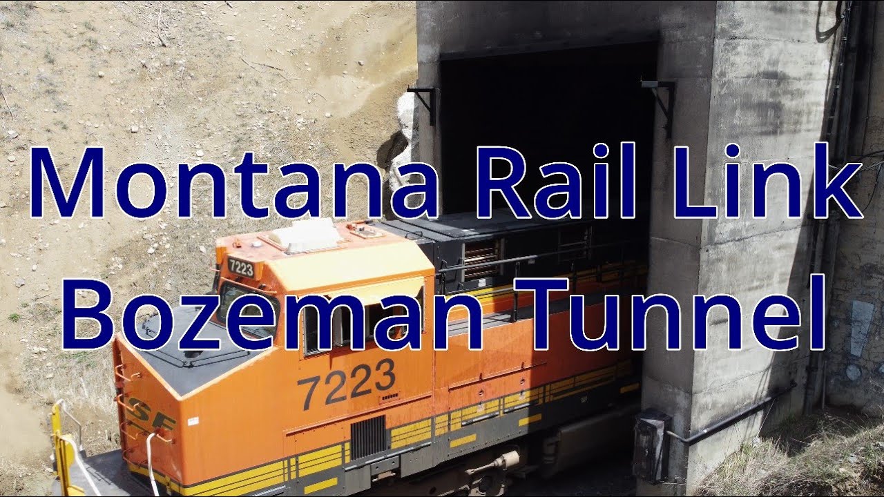 Montana Rail Link - Bozeman Tunnel - 4K Aerial Cinematic - YouTube